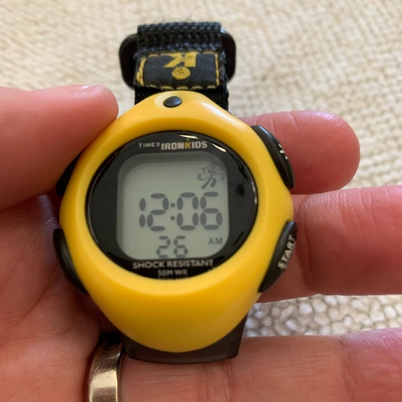 Timex | Accessories | Timex Ironkids Digital Watch Triathlon Timer Run ...